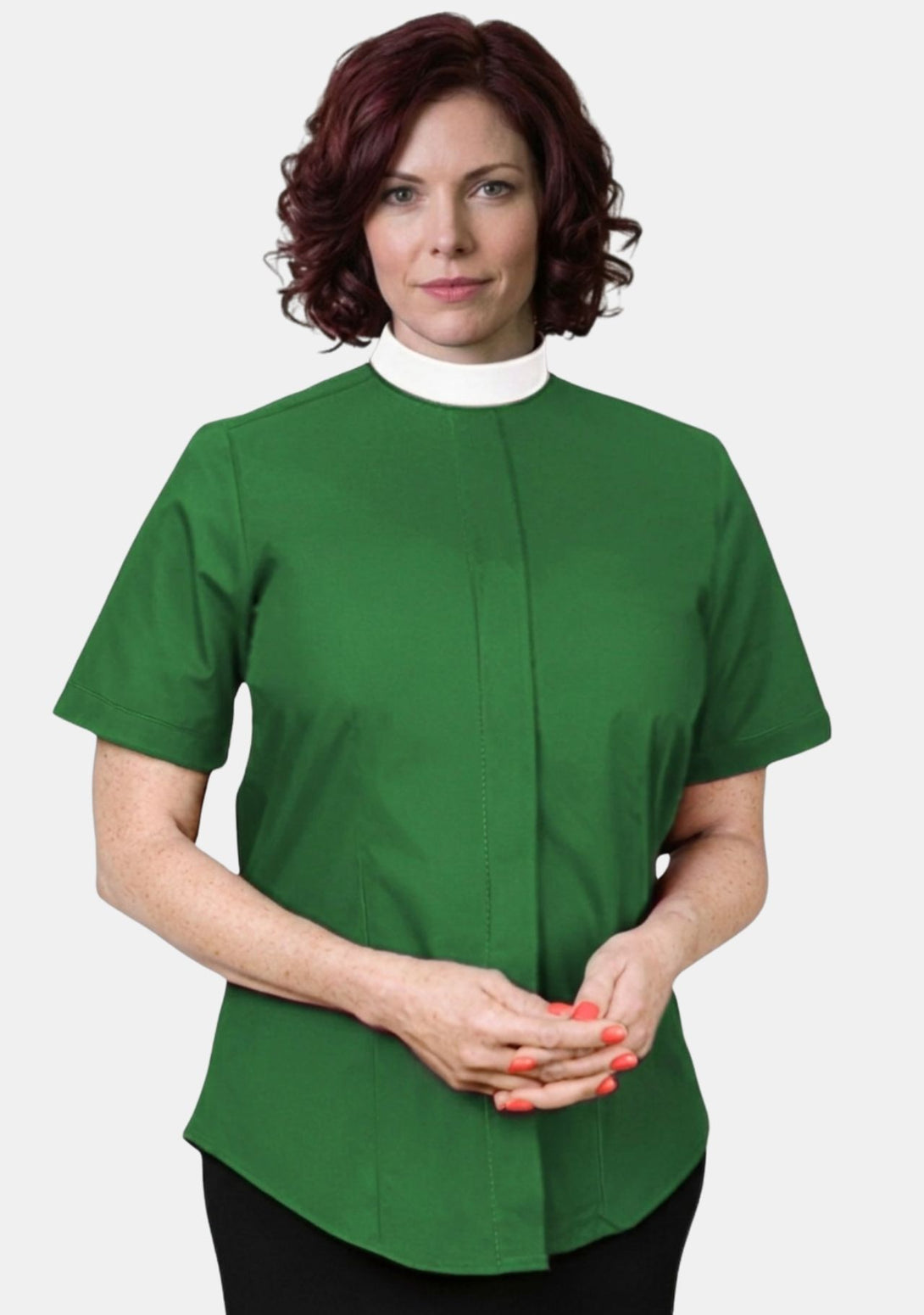 Look Holy & Confident with Full Collor Ladies Clergy Shirts – eClergys