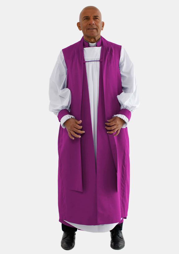 Men's Red Purple eClergy's Rochet and Chimere Set – eClergys