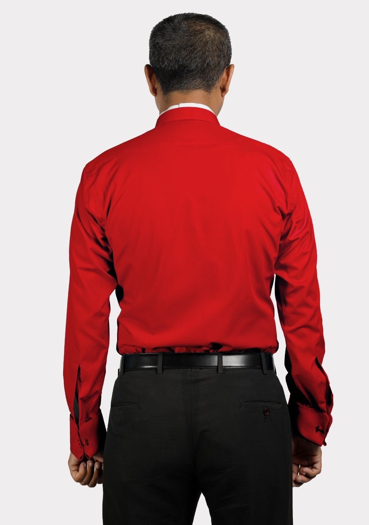 Red Cardinals Roman Collar Shirt with Double Cuffs – eClergys